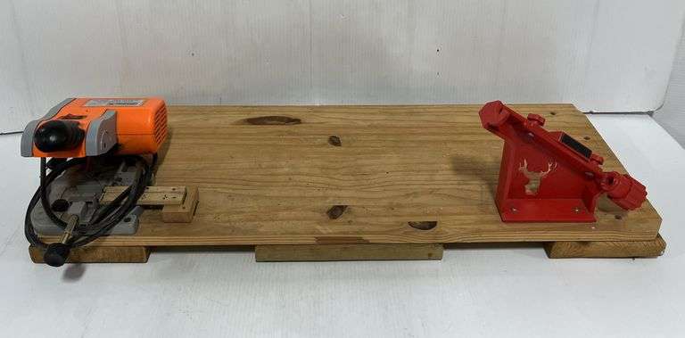 Mini cut off saw, used to make arrows, motor 110V maximum RPM 7800 ...