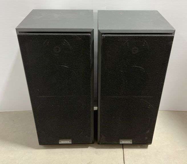 Pair of Sony SS-MB300H, rated impedance, 8 OHM, max input power, 140W ...