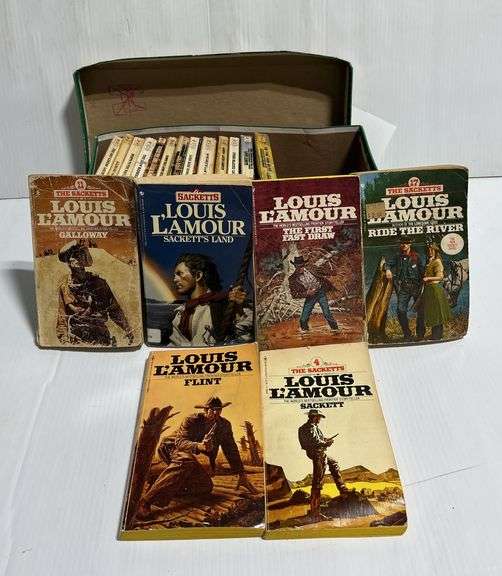 Louis L'Amour Books, includes: The First Fast Draw, Ride the River ...