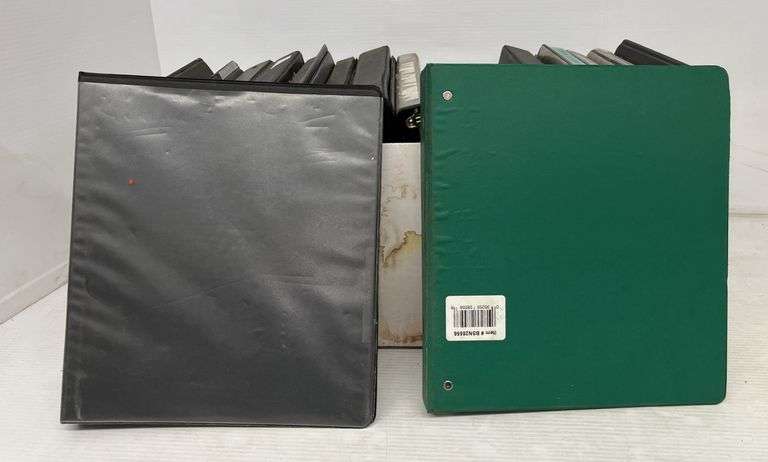 (22) 3-Ring binders, 10 1/4"W x 11 1/2"H - Albrecht Auction Service