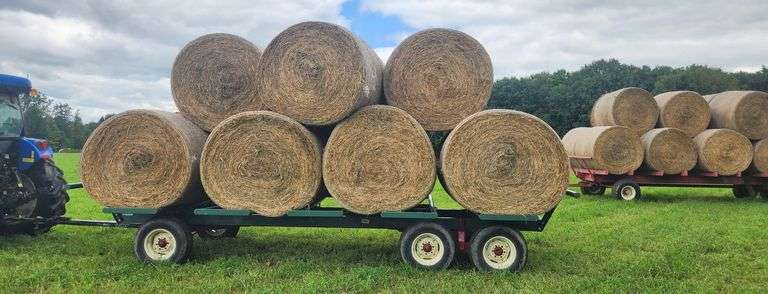 (1)-Bale of 1st Cutting (70% Alfalfa, 30% Timothy/Orchard Grass) Tight ...
