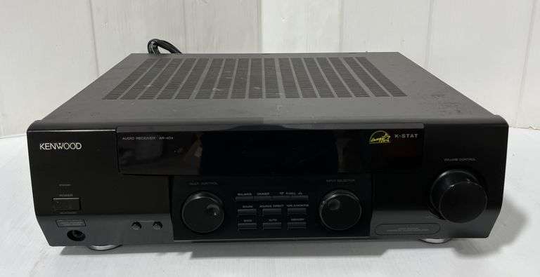 Kenwood stereo receiver, 17 1/2"W x 14"D x 6"H, works, good - Albrecht ...