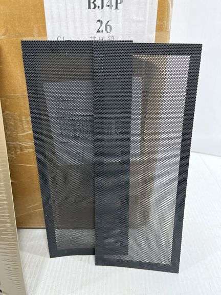 Metal 4" x 10" floor duct covers with magnetic screens, walkable vents ...