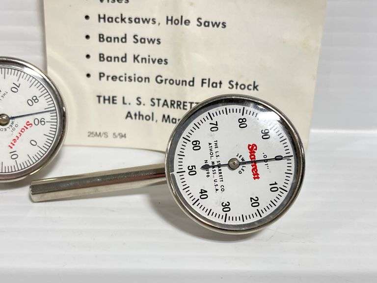 Starrett Universal Dial Test Indicator, Nos. 196 and 196 M, NOS ...