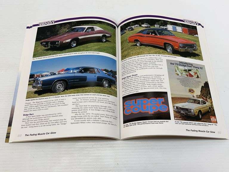(7) Mopar and muscle car books - Albrecht Auction Service
