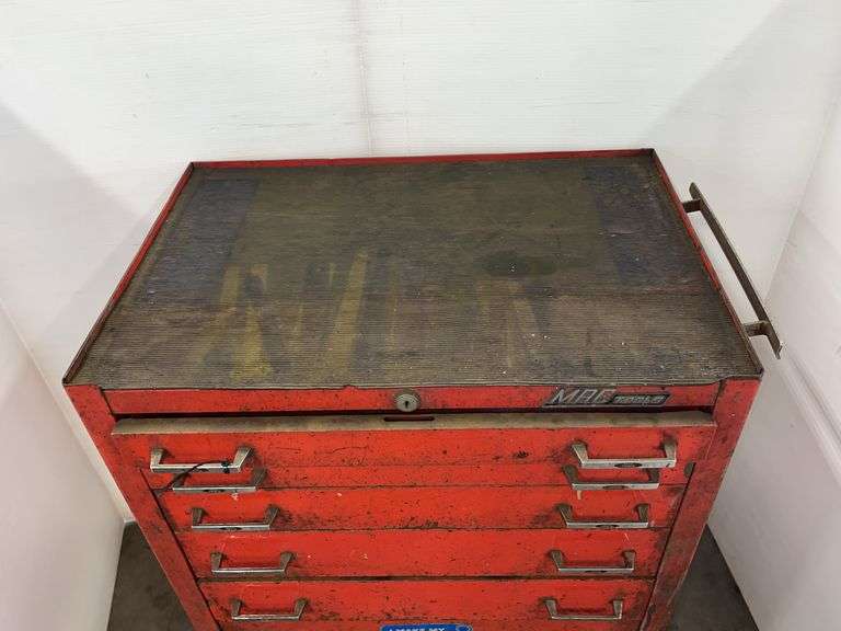 MAC Tools tool box, base on casters, 26 1/2"W x 18"D x 33 1/2"H, no key ...