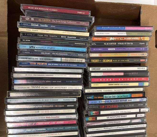 (100) Music CDs, Rock CDs - Albrecht Auction Service