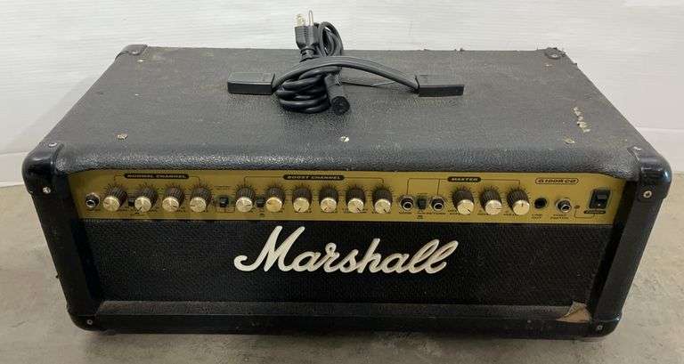 Marshall Amplifier, comes with power cord, works great, 22 1/2"L ...
