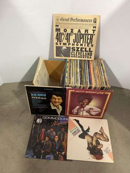Assorted vinyl music record collection, good names - Albrecht Auction ...