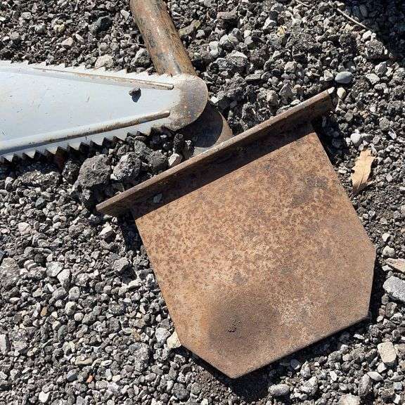 (2) Tree root tools, includes: 1- Root saw shovel, 48"L; 1- Heavy root ...