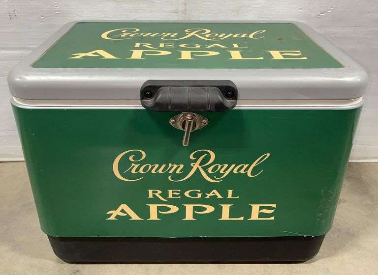 Crown Royal cooler, 22"L x 15"W x 16"H - Albrecht Auction Service