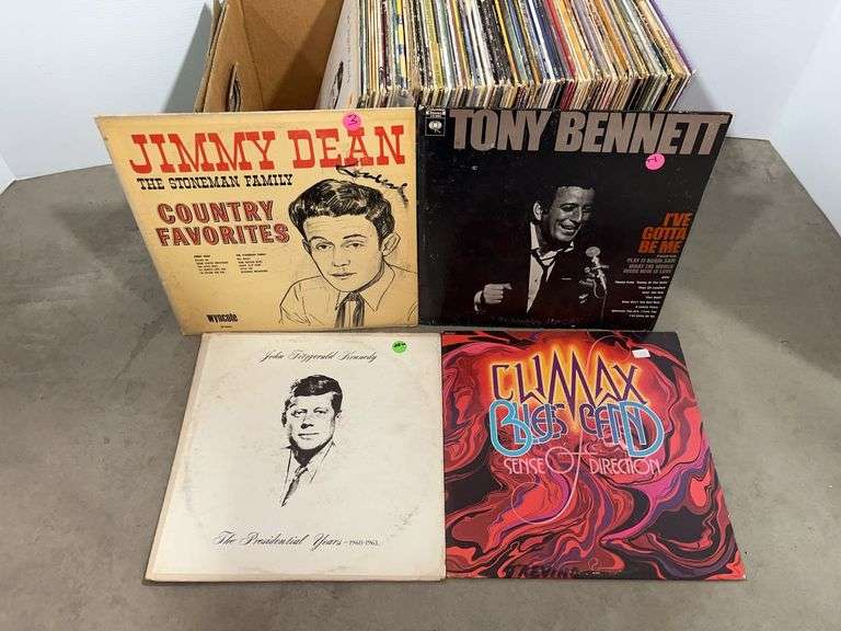 Assorted vinyl music record collection, good names - Albrecht Auction ...