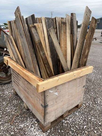 Crate of different length and width pallet boards, crate- 36" x 45" x ...