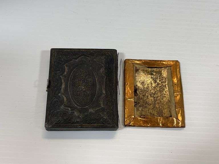 (4) Framed assorted antique tin pictures from the late 1800's, up to 4 ...