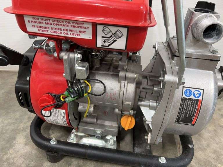 Predator 79cc trash pump, used twice, starts and works great, 15"W ...