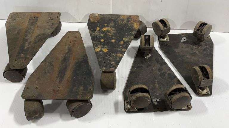 (5) Caster dollies, each- 10" x 12" - Albrecht Auction Service