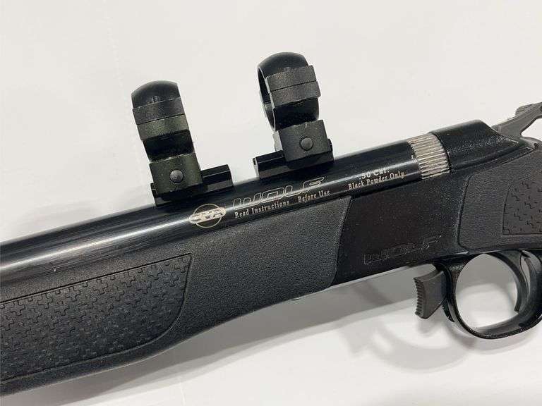 CVA Wolf, .50-caliber black powder rifle with sling and hard case, also ...