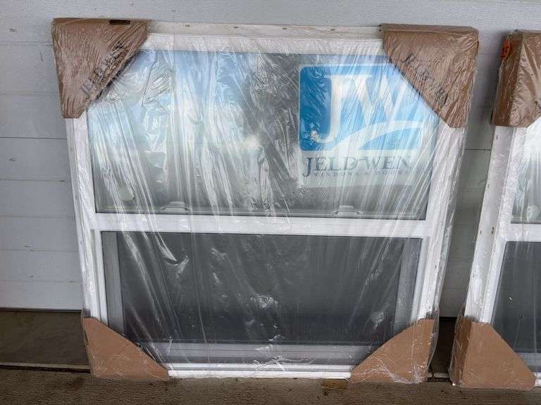 (2) Jen-Weld new construction windows, nail on flange, 36" x 36", NIP ...