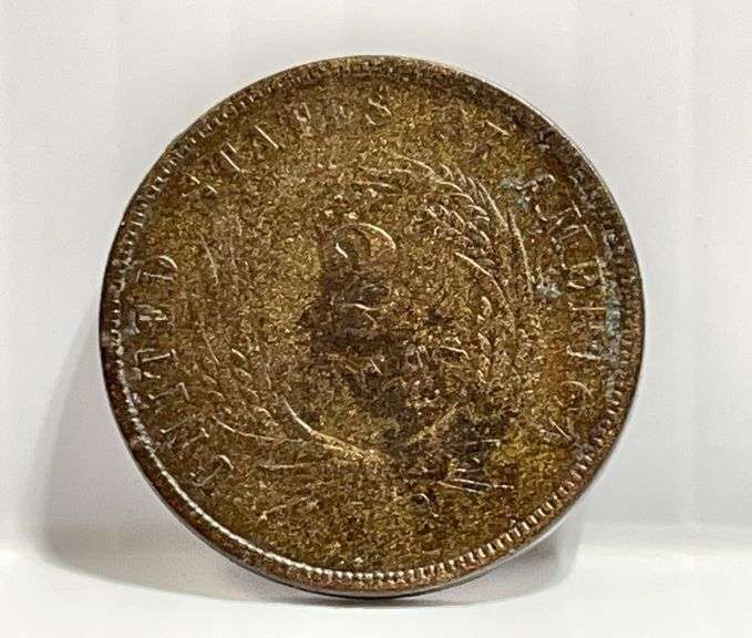 1867 US 2¢ piece, nice, low mintage coin, fine to very fine shape ...
