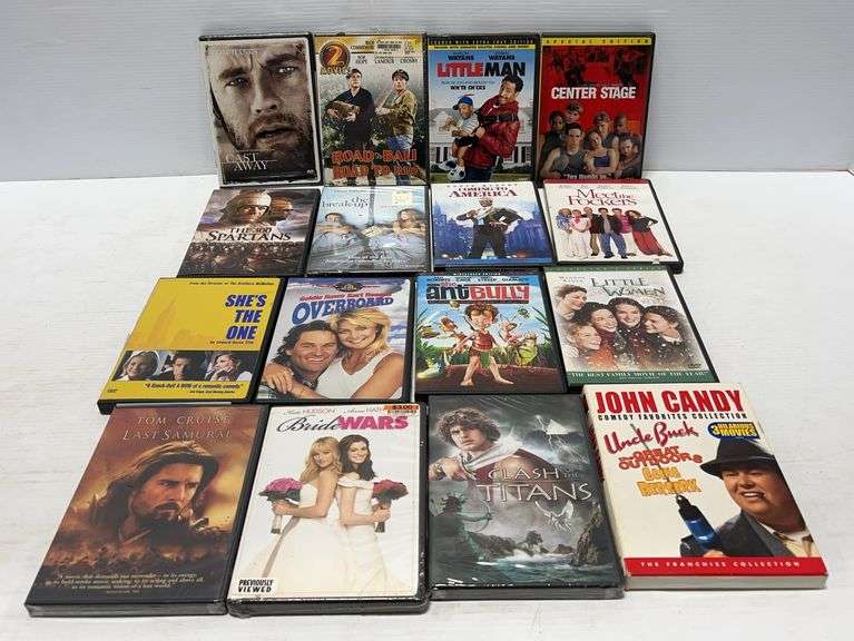 (16) DVD Movies, many as brand new unopened, includes: Castaway, Uncle ...