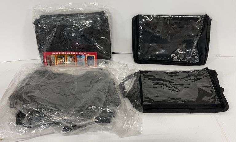 (14) DVDs/Magazines Cases, cases- 12"L, good - Albrecht Auction Service