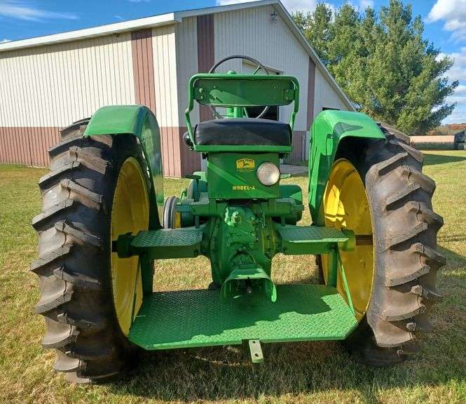1949 John Deere Model A Wide Front Tractor, Serial No. 620924 ...