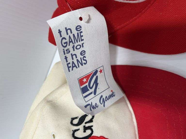 (4) Older Red Wings hats, NOS