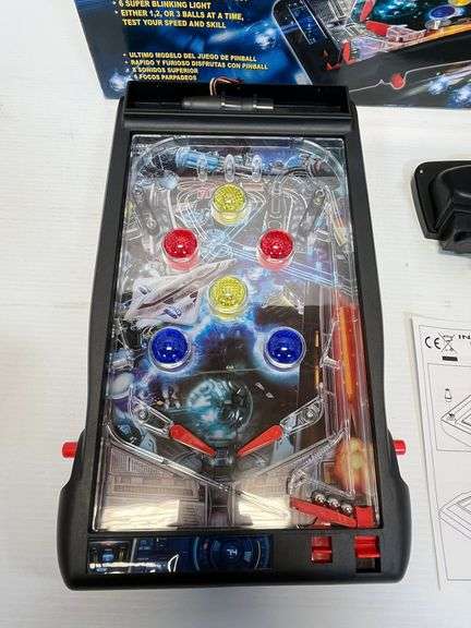 New Era pinball arcade game, battery operated, NIB - Albrecht Auction ...