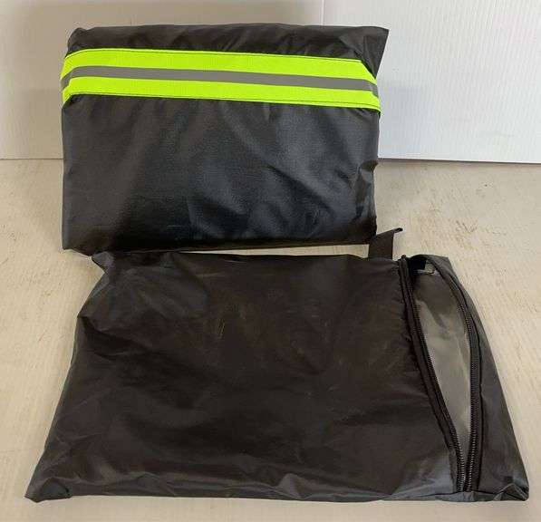 (4) Large 30" to 32" high visibility car tire covers with reflective ...