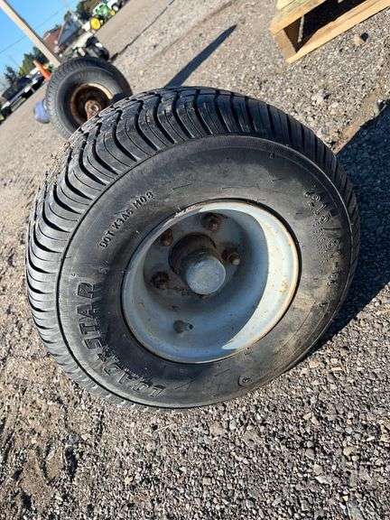 Trailered axle from aluminium trailer, 63" mount to mount, fair ...