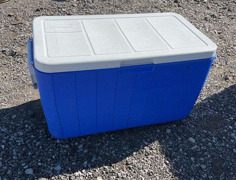 Coleman chest cooler, 48-quart, Model No. 5286B, 23.5"W x 13"D x 14"H ...