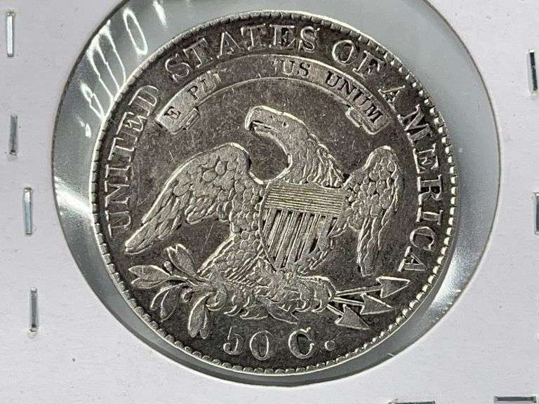 1830 Bust half dollar, full "Liberty" on cap, large "0" on date, nice ...