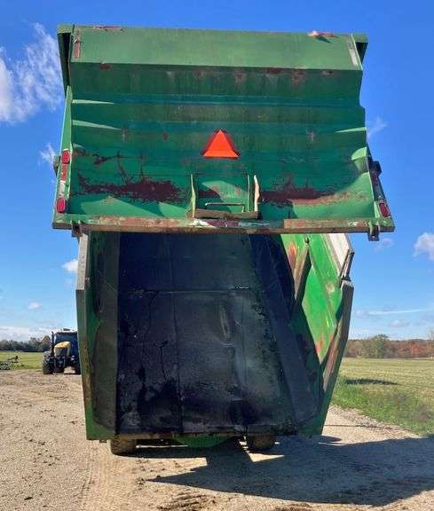 Shop Built Silage Trailer, 10'W x 30'L x 7.5' Box Sides, Holds Approx ...