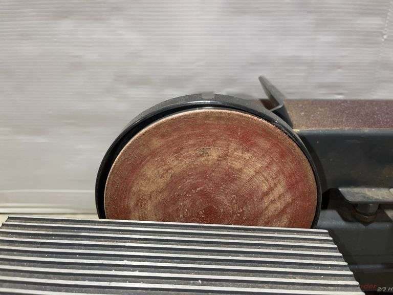 Craftsman dual disc sander, 6"Dia, 4" x 36", nice - Albrecht Auction ...