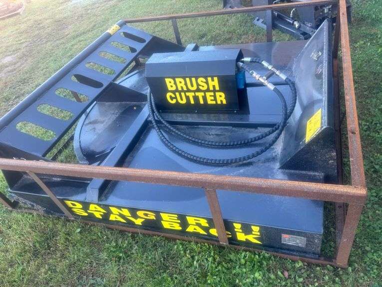 Mower King 72" Skid Steer Quick Attach Brush Hog, New, Unused Condition ...