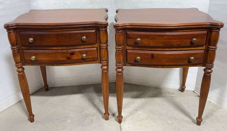 Set of matching end tables/nightstands, 22"W x 17"D x 36"H - Albrecht ...