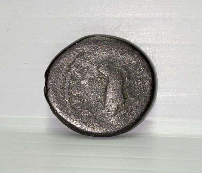 530-520 BC bronze coin, Greek, Pantikapionia City located in modern day ...