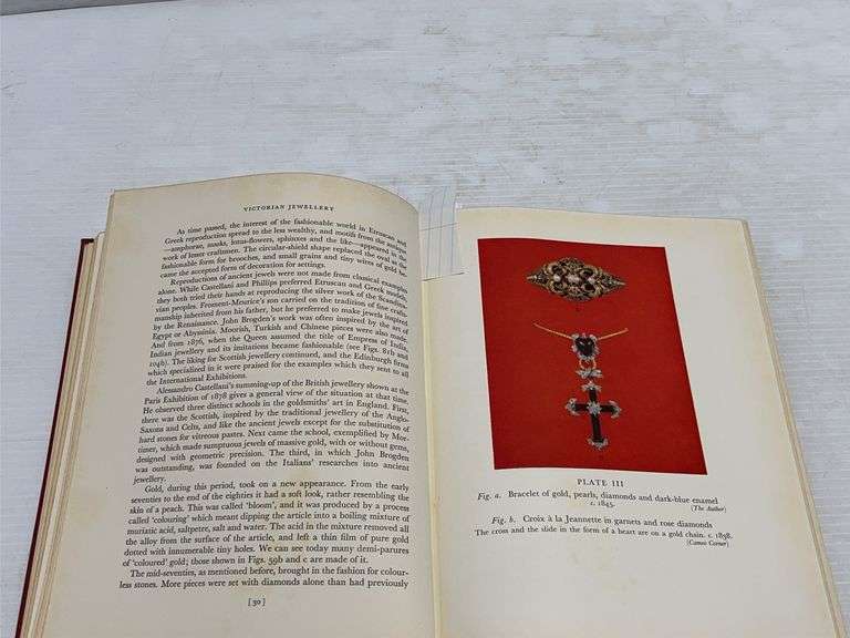 Antique reference book titled "Victorian Jewellery" by Margaret Flower ...