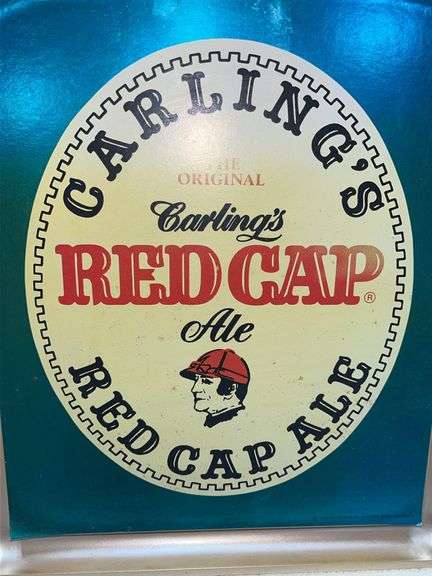 Hanging Carling's Red Cap plastic sign, from the Frankenmuth Brewery ...