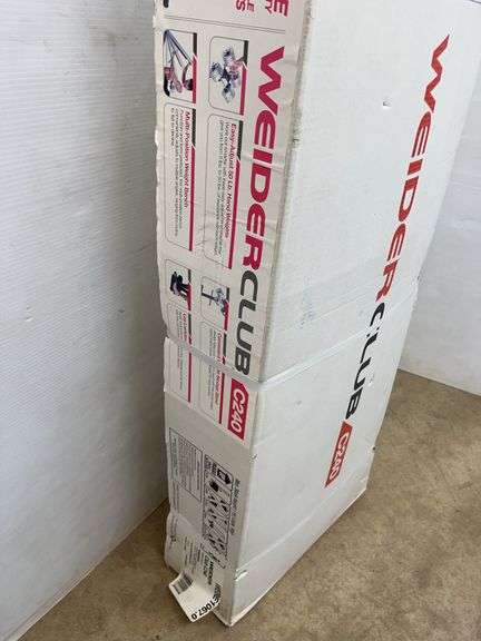 Weider Club C240 Bench with Adjustable Weights - Albrecht Auction Service