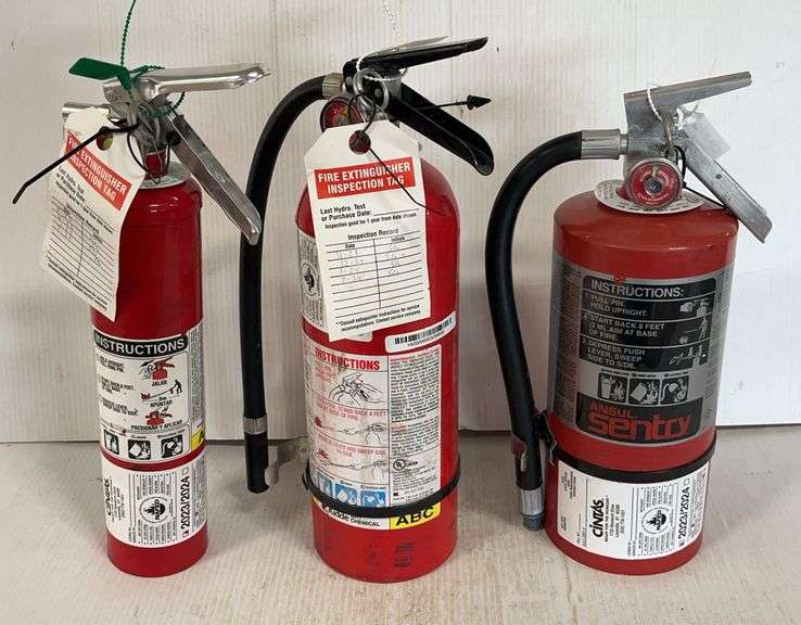 Kidde 5 lb. type ABC fire extinguisher, unused, full, ready to use ...
