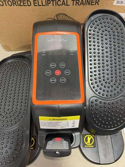 Motorized elliptical trainer, 15 1/4"L, NIB - Albrecht Auction Service