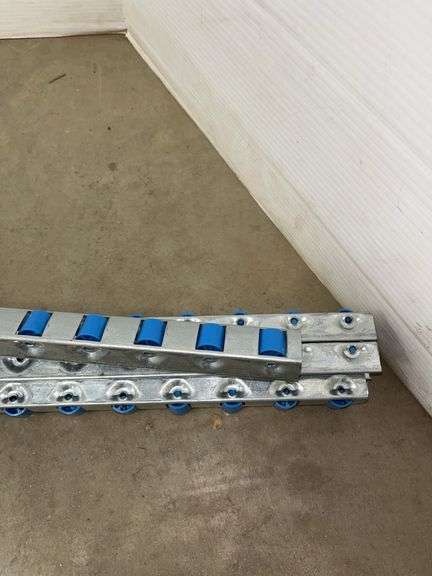 (6) Western Pacific storage systems Quik Pik Rolla Track galvanized ...