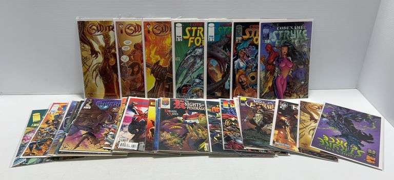 (25) Carded Codename Stryke Force, Artifacts, and Marvel comic books ...