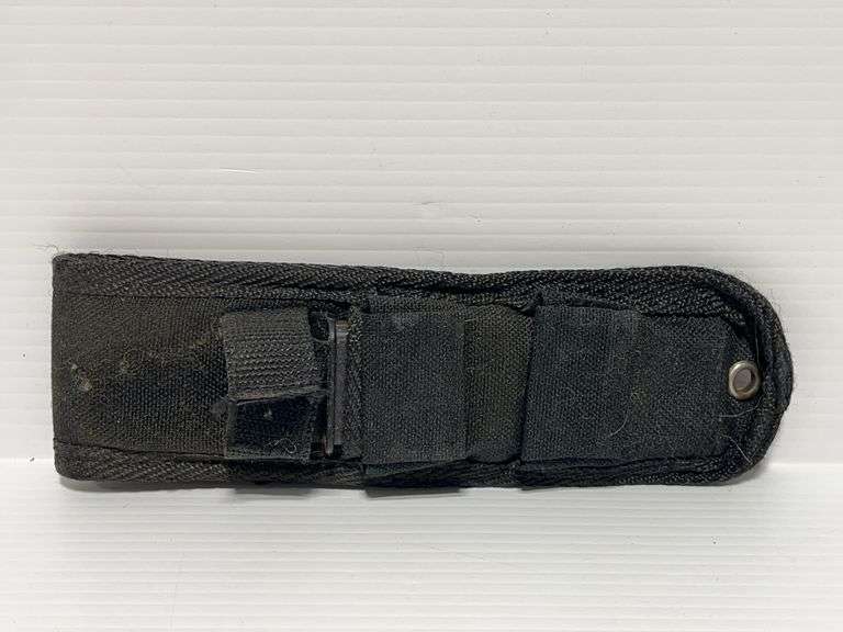 Explorer fixed blade knife, sheath with storage, 440 stainless, Japan ...