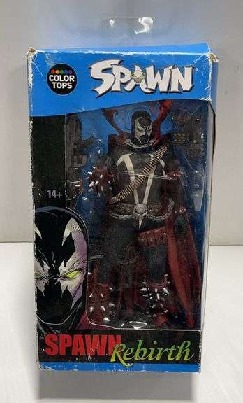 McFarlane toys, spawn rebirth, No. 10 Spawn, 5 1/2"W x 9 1/2"H ...