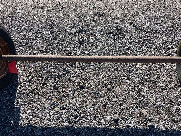 Small trailer axle, 50" spring center to spring center, used, good ...
