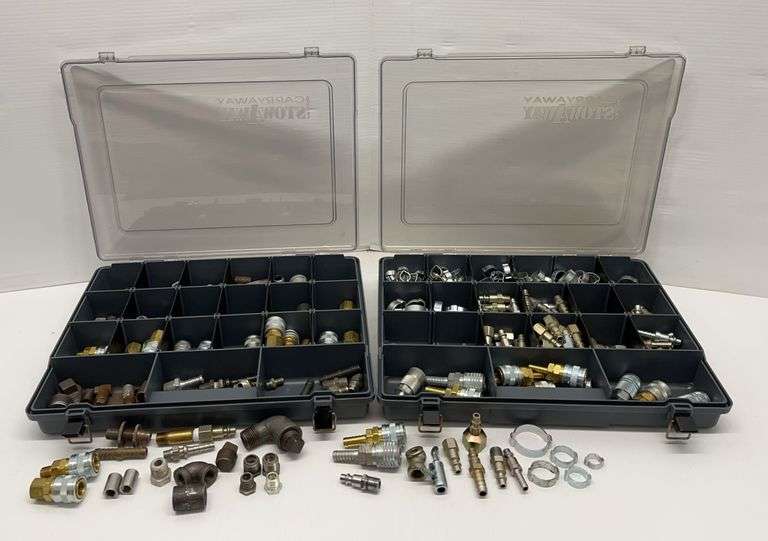 (2) Cases Filled with Air Attachments, Fittings, Connectors, and ...