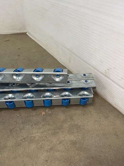 (6) Western Pacific storage systems Quik Pik Rolla Track galvanized ...