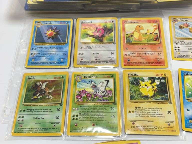 1995 Collection of Pokemon cards with an original Pokemon carrier ...